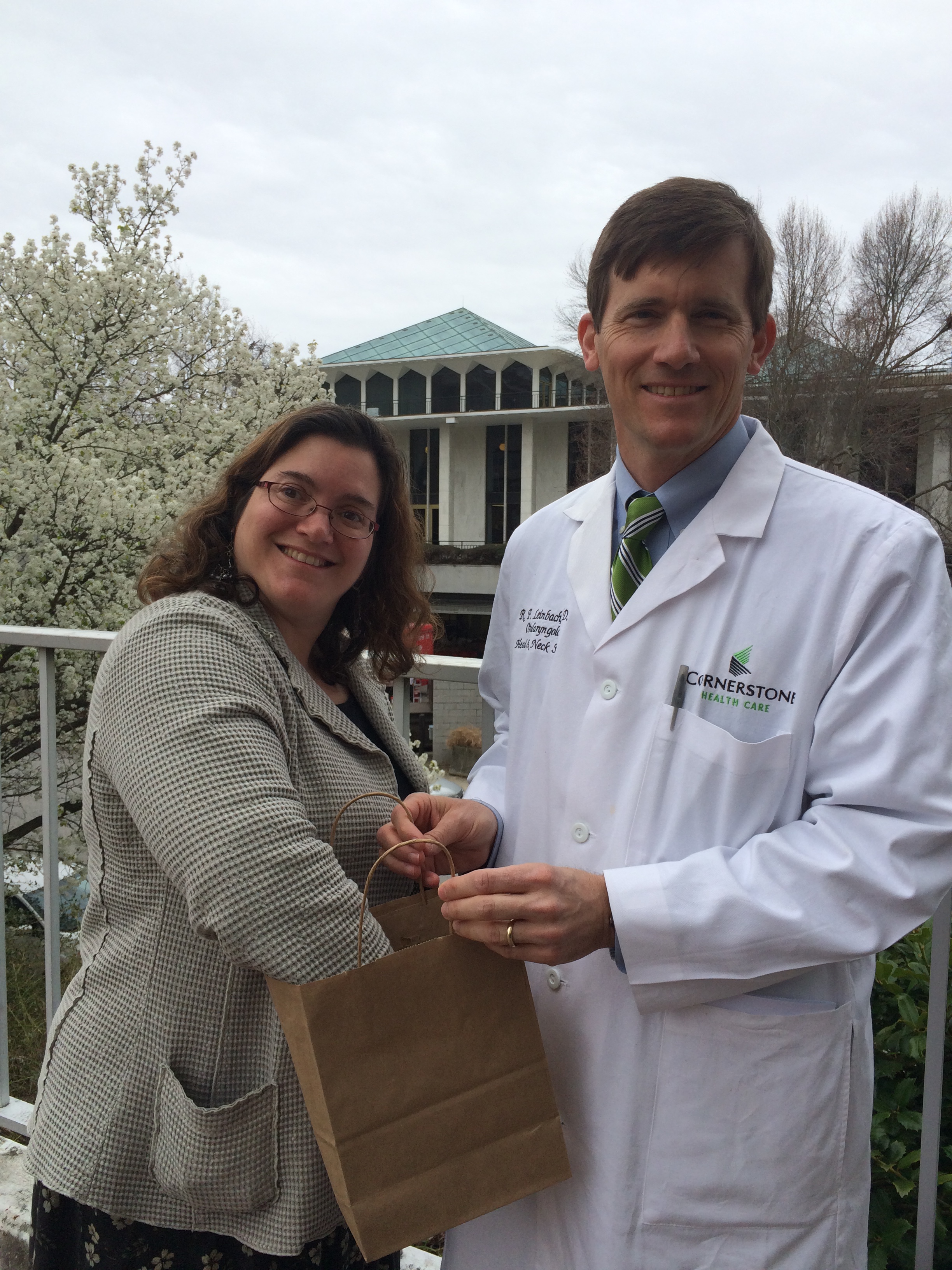 Dr. Eileen Raynor and Dr. Ric Leinbach